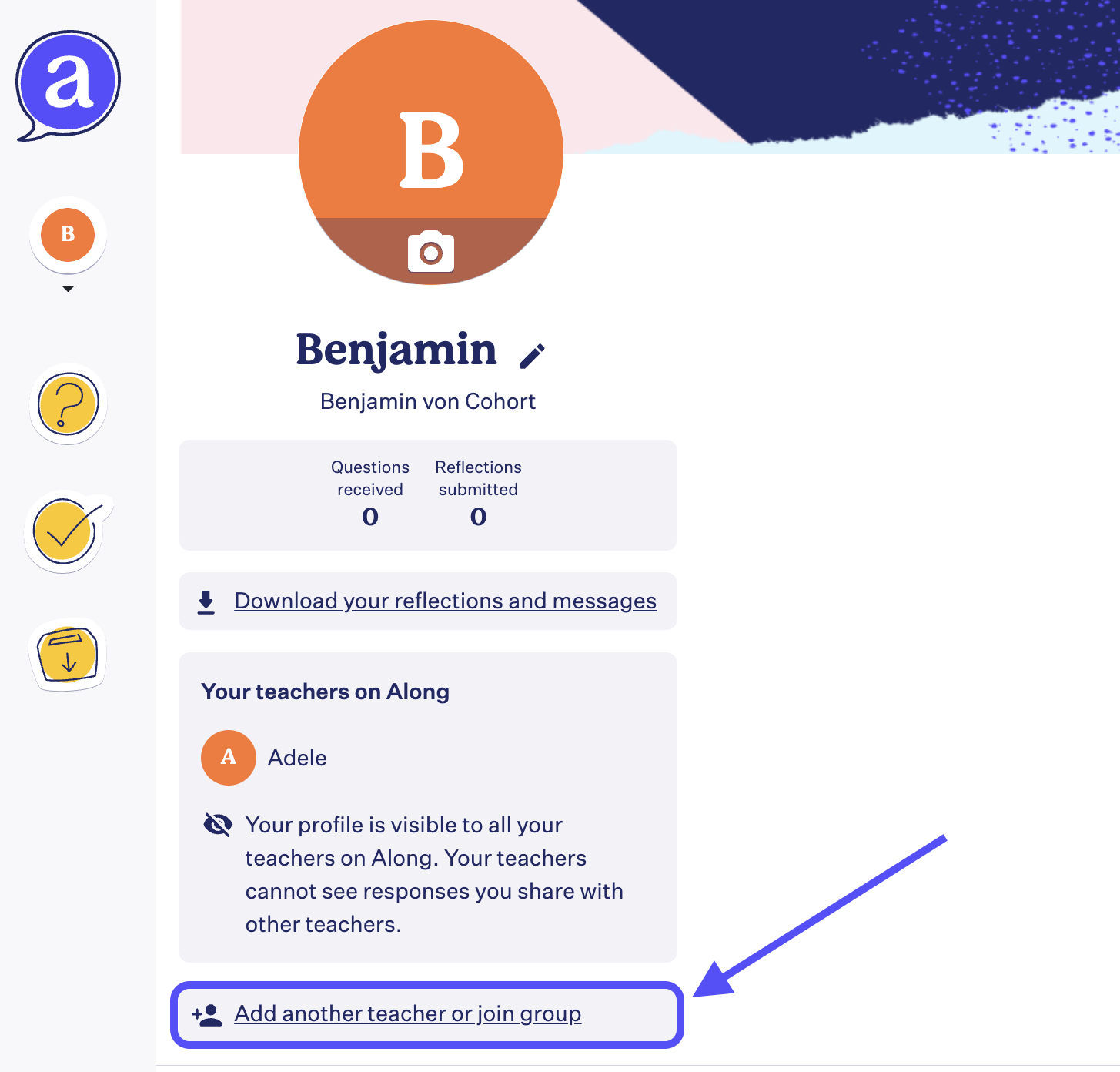 How do I roster students to Along? – Along by Gradient Learning